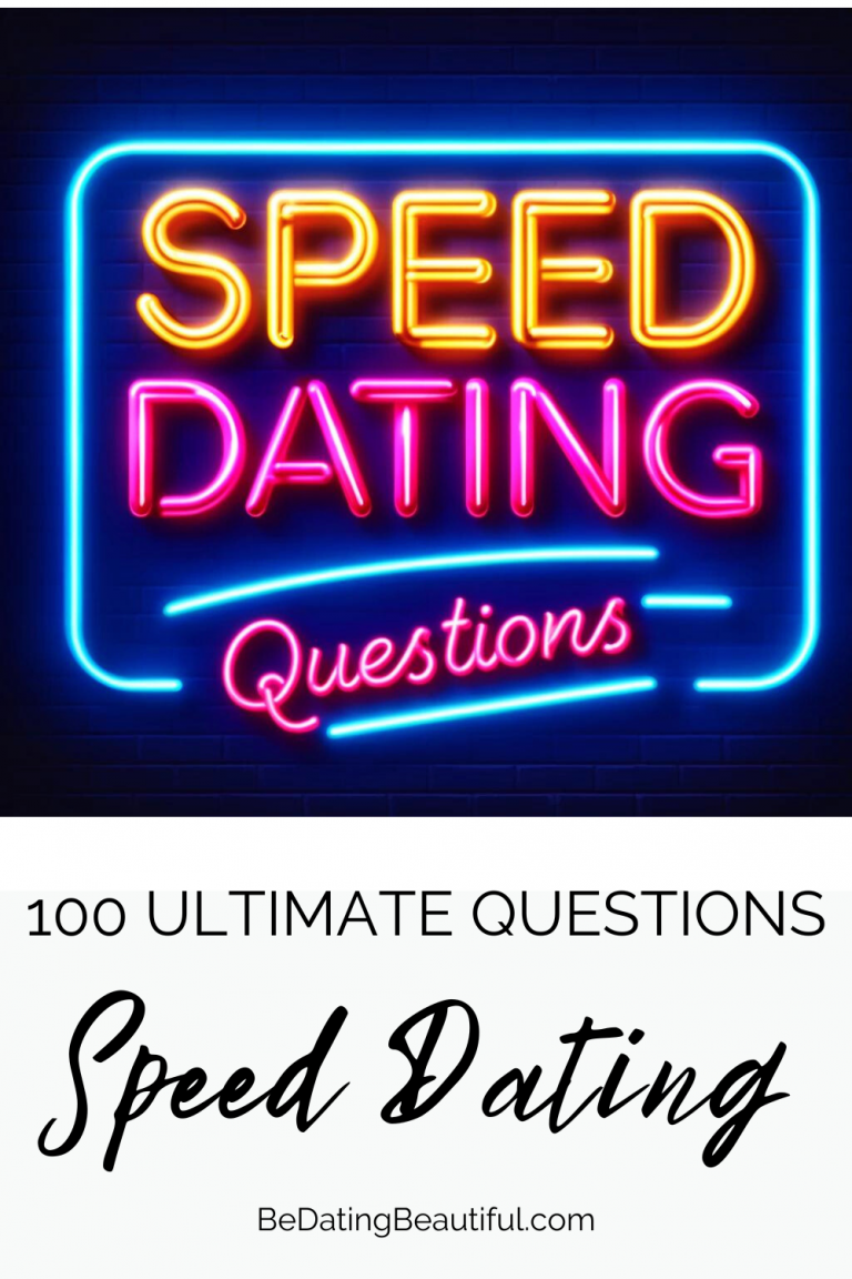 The Ultimate Speed Dating Questions to Spark Conversations - Be Dating ...